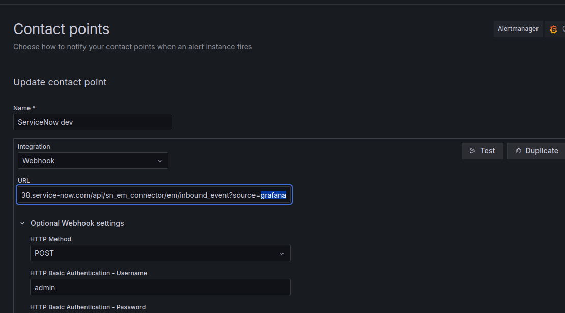 Grafana Alerts and ServiceNow Event Management - A Dev/Sec/Ops and ServiceNow Blog